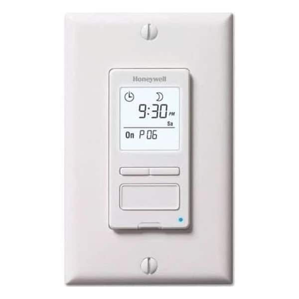 Resideo White, Programmable wall switch, 1800 watts, Max NO Min, 15 amp, 1HP PLS750C1000 | Zoro